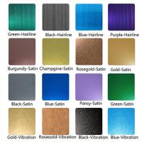 China CE Titanium Blue Mirror Finish Stainless Steel Sheet 4x8 Gray Color for sale