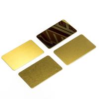 China CE Titanium Blue Mirror Finish Stainless Steel Sheet 4x8 Gray Color for sale