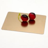 China Sandblasted Decorative Stainless Steel Sheet 304 430 Customizable Color for sale