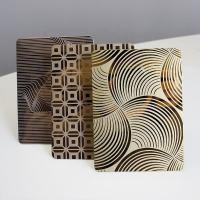 China Etched Finished Decorative Stainless Steel Sheet 316 Pvd Color Coating Ss Plate for sale