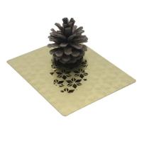 China Etched Finished Decorative Stainless Steel Sheet 316 Pvd Color Coating Ss Plate for sale
