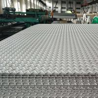 China 430Ss Decorative Stainless Steel Plate Checkered Thickness 1mm Square Pattern for sale