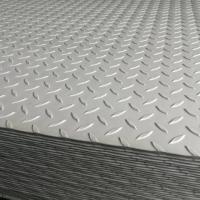 China 430Ss Decorative Stainless Steel Plate Checkered Thickness 1mm Square Pattern for sale