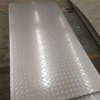 China 6mm Thick Stainless Checkered Plate 316L Decorative Sheet Metal 4x8 for sale