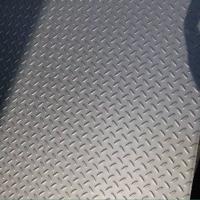 China 6mm Thick Stainless Checkered Plate 316L Decorative Sheet Metal 4x8 for sale