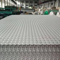 China 6mm Thick Stainless Checkered Plate 316L Decorative Sheet Metal 4x8 for sale