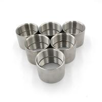 China NPT Thread Stainless Steel Pipe Fittings Forged 304 Stainless Steel Coupling for sale