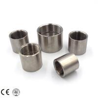 China NPT Thread Stainless Steel Pipe Fittings Forged 304 Stainless Steel Coupling for sale