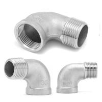China Astm Stainless Steel Pipe Fittings 304 304L 316 316L Threaded Welded Elbow for sale