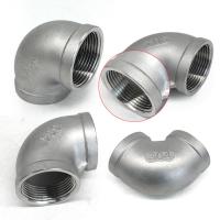 China Astm Stainless Steel Pipe Fittings 304 304L 316 316L Threaded Welded Elbow for sale