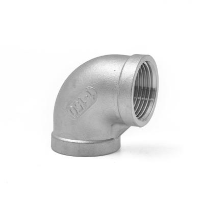 China Astm Stainless Steel Pipe Fittings 304 304L 316 316L Threaded Welded Elbow for sale