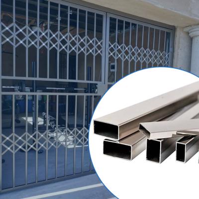 China NO.4 8K Silver Stainless Steel Welded Pipe 310S SUS316L For Balcony Curtain for sale