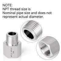 China Round Stainless Steel Pipe Fittings NPT Reducing Cast Pipe Adapter Fitting for sale