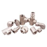 China 316 Sanitary Stainless Steel Pipe Fittings NPT BSP Ss Hose Nipple 304 for sale