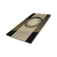China Decoration 1500mm Golden Color Decorative Stainless Steel Sheet For Elevator Cabins for sale