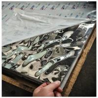 China SS 304 Water Ripple Decorative Stainless Steel Sheet PVD Colour Stainless Steel Plate for sale