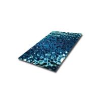 China Colorful Water Ripples Decorative Gold Stainless Steel Sheet 304 Metal Wall Panel for sale