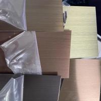 China 304 Ti Finish Stainless Steel Sheet 4X8 Colored Decorative Metal Ss Sheets for sale