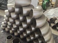 China Sch5 Stainless Steel Pipe Fittings NPS Thread 90/180 Degree Pipe Elbow for sale