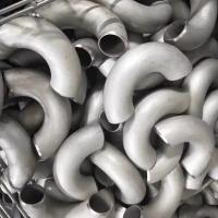 China Ss304 Flexible 90 Degree Elbow Stainless Steel Pipe Fittings Round Section Custom Size for sale