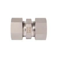 China Single Ferrule Compression Fitting Stainless Steel Light 6L-42L Hydraulic Fittings Hydraulic Tube Fitting for sale