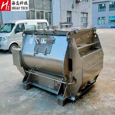 China ABB Industrial Powder Mixer Machine Double Paddle Chemical Biocide Liquid Mixing Machine for sale