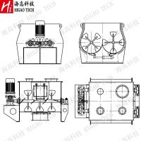 China SKF Dry Powder Mixing Machine Double Shaft 660V Organic Food Mixing Machine for sale