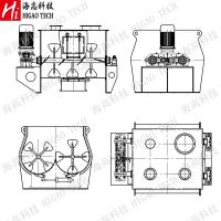 China Double Shaft Industrial Powder Blender NSK 100L Plastic Resin Mixing Machine for sale