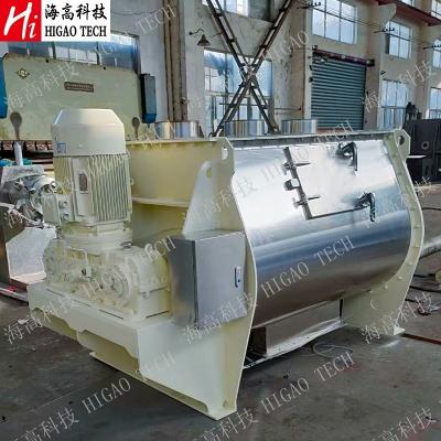 China Bread Premixed Powder Horizontal Mixing Machine Non Gravity Double Shaft Mixer SUS304 for sale