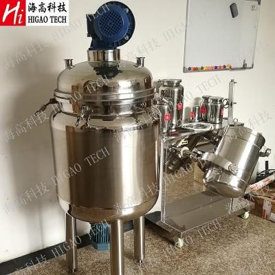 China SUS316L Large Scale Vertical Mixing Machine Liquid Vacuum Mixer Homogenizer for sale
