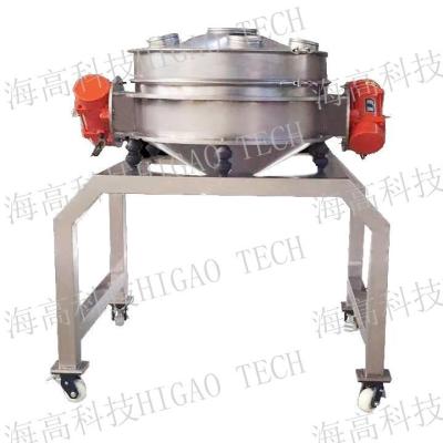 China Powder Vibrating Sieve Machine Bottom Discharge Vibro Screen Machine GMP for sale