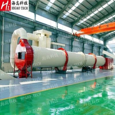 China Big Particles Rotary Drum Dryer Vacuum Industrial Drum Dryer GMP for sale