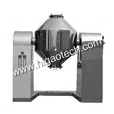 China Dynamic Double Cone Vacuum Dryer Granules Rotary Vacuum Dryer for sale