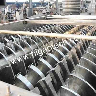 China Continuous Blade Industrial Drying Equipment Sterilizing Hollow Paddle Dryer for sale