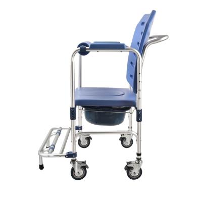 China wheelchair with toilet seat for sale