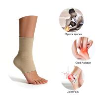 China new breathable compression sleeve for ankle support knitted cotton ankle support brace for sale
