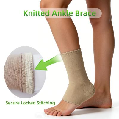China new breathable compression sleeve for ankle support knitted cotton ankle support brace for sale