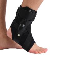China Adjustable Ankle Stabilizer Brace Dual Support Ankle Brace for Sprain & Injury Recovery for sale