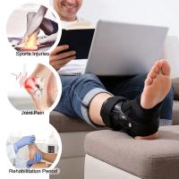 China Adjustable Ankle Stabilizer Brace Dual Support Ankle Brace for Sprain & Injury Recovery for sale