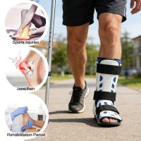 China Adjustable AFO Ankle Brace Breathable Ankle Support Splint with Anti-Slip Sole for Sprained Ankle, Injury Recovery & Joint Pain Relief for sale