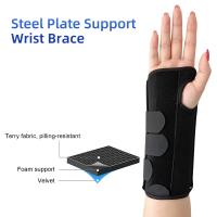 China Adjustable Metal Splint Wrist Support Brace for Carpal Tunnel & Sprain Recovery for sale