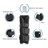 China Adjustable Metal Splint Wrist Support Brace for Carpal Tunnel & Sprain Recovery for sale