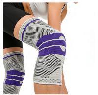 China Compression Knee Sleeve | 3D Breathable Knee Brace with Silicone Shock Absorption for Sports and Daily Support for sale