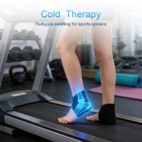 China Reusable Hot & Cold Therapy Gel Ankle Brace, Adjustable Compression Support Wrap for sale