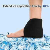 China Reusable Hot & Cold Therapy Gel Ankle Brace, Adjustable Compression Support Wrap for sale