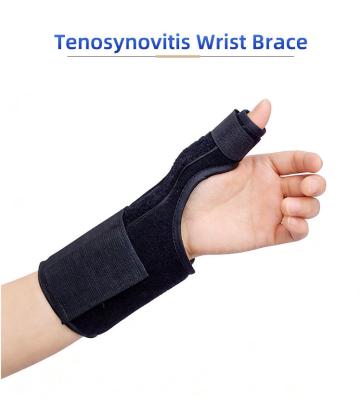 China Adjustable Neoprene Thumb Wrist Brace With Removable Aluminum Support Stabilizer for sale