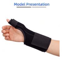 China Adjustable Neoprene Thumb Wrist Brace With Removable Aluminum Support Stabilizer for sale