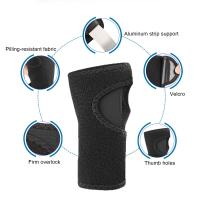 China Adjustable Neoprene Removable Steel Plate Wrist Brace For Carpal Tunnel Wrist Sprain Relief for sale