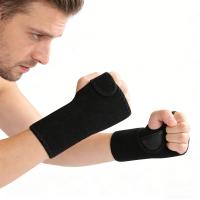 China Adjustable Neoprene Removable Steel Plate Wrist Brace For Carpal Tunnel Wrist Sprain Relief for sale