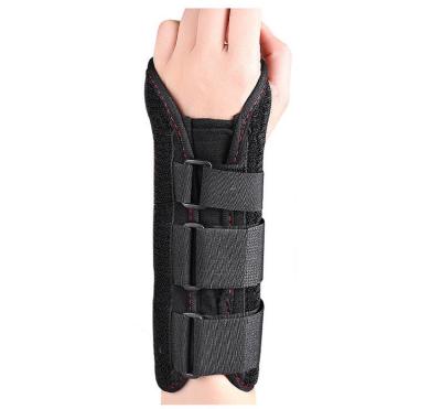 China Long Adjustable 3 Straps Neoprene Steel Plate Wrist Brace For Carpal Tunnel Injury Support for sale